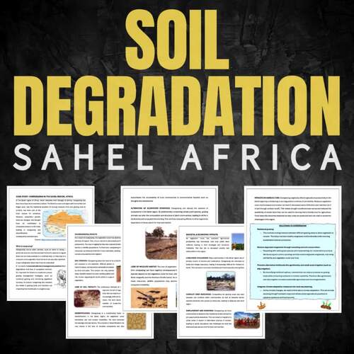 Soil & Land Degradation in the Sahel Region Environmental Science Case ...