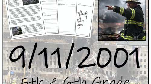 9/11 Terrorist Attacks Close Reading Comprehension | 5th Grade & 6th Grade