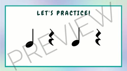 RHYTHM PRESENTATIONS and FLASHCARDS for upper elementary and middle ...