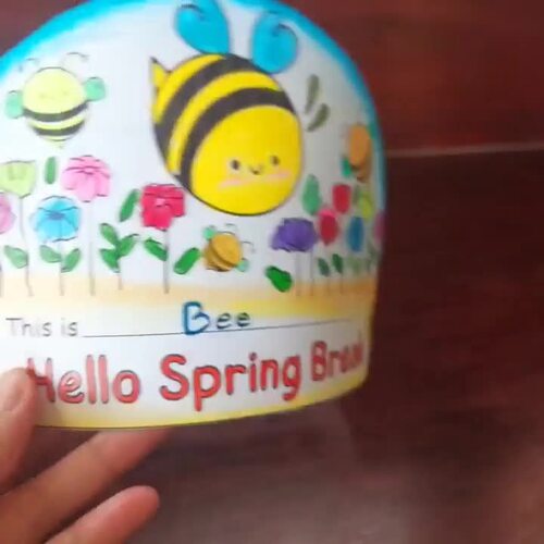 Spring Break Headband Hat Paper Crown Craft /Writing Name Insects ...
