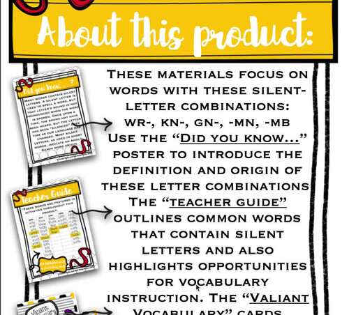 Silent Letters Phonics Activities | SOR Aligned (wr, kn, gn, mb, mn)