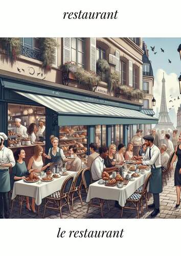 5,000 French-English flashcards with AI-generated imagery | TPT