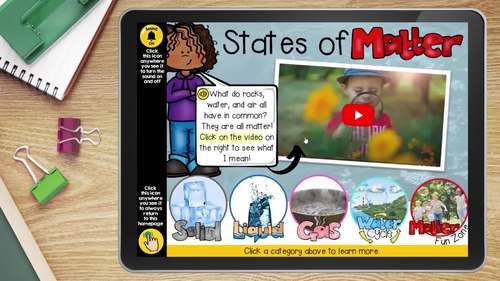States of Matter & Water Cycle LINKtivity® (Solids, Liquids, Gases)