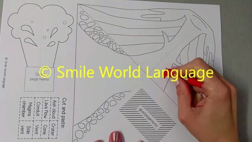 3D Volcano Craft Diagram Structure Cross Section Eruption Parts Inside ...
