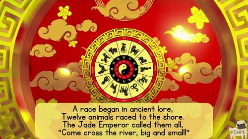 Music: The Chinese Zodiac Animal Race Song, Lunar New Year Songs for Kids