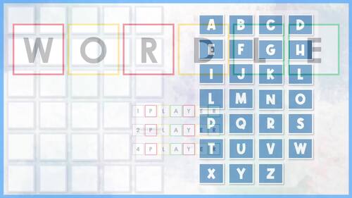 Multiplayer Wordle - Great activity for the end of class! (Video preview)