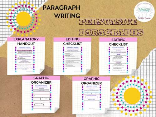 Persuasive Paragraph Writing digital download printable | TPT