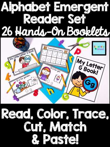 Alphabet & Beginning Sounds Emergent Readers for Special Education