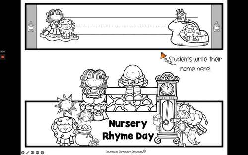 Nursery Rhyme Crowns or Hats For Kindergarten or Preschool | TPT