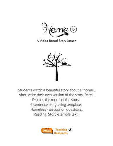 Home. Story. Writing. Animation. Moral. Homelessness. ELA. Storytelling ...