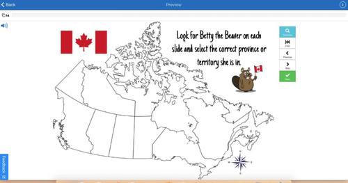 Provinces and Territories of Canada: Boom Task Cards! by Charlotte May