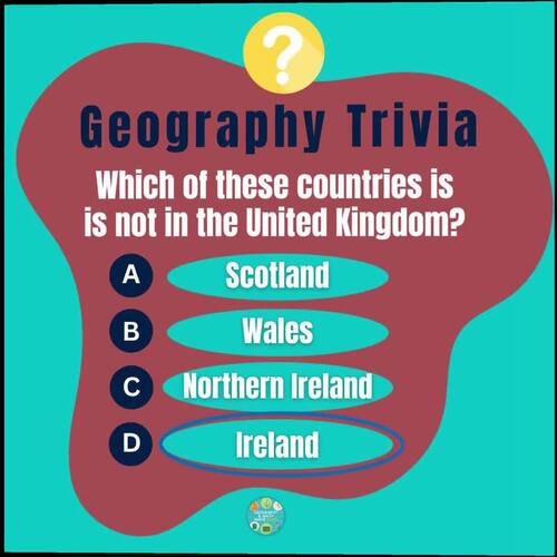 Geography TrivIa Bell Ringers Bundle — Full Year — 186 Trivia Question ...