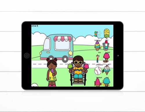 Ice Cream Articulation Boom Cards™ for Distance Learning Speech Therapy