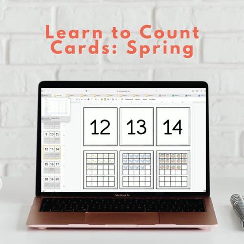 Spring: Learn to Count Cards by Teach for Mastery | TPT