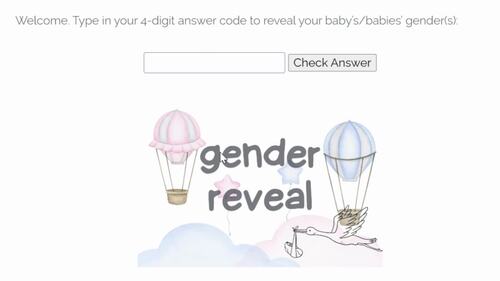 Gender Reveal Printable Escape room/Breakout (Girl)-Halloween-themed, 6 ...
