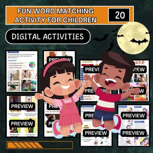 Fun Word Matching Activity for Children – Easy Preparation and Learning