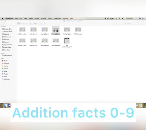 Addition Fact Fluency PowerPoints by Coloring Sunshine | TPT