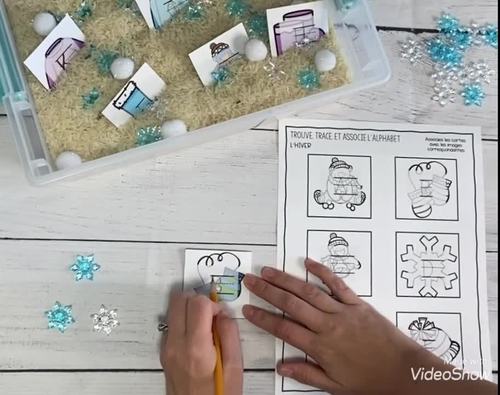 FRENCH Letter Printing, Identifying and Association Practice ...