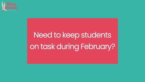 February Digital Math Stations l Task Cards | Boom Cards™ | TPT