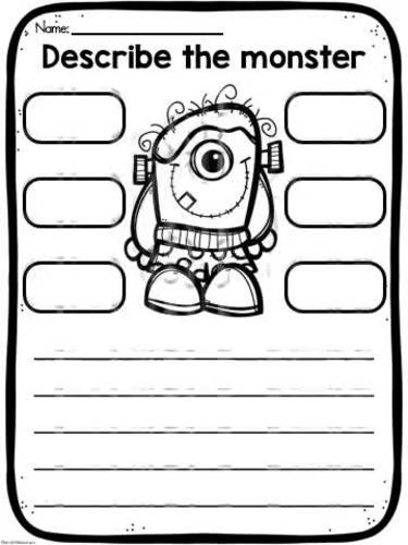 How To Sneak Your Monster Into School | Procedural Writing | Halloween