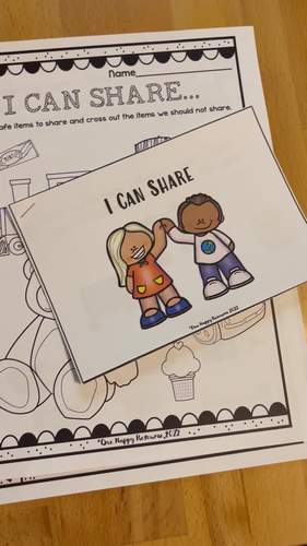 Sharing Social Story and Activities for Social Skills by One Happy Resource