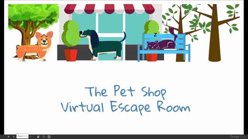 Digital Escape Room - The Pet Shop by JayZee | Teachers Pay Teachers