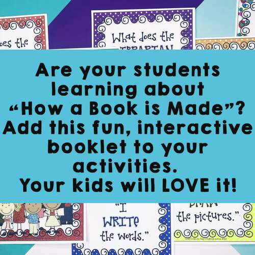 Book Jobs Lesson | Author, Illustrator, Editor, Publisher Interactive ...