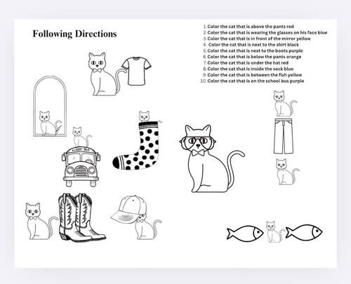 Pete the Cat: Too Cool for School Language Activities | Speech Therapy ...