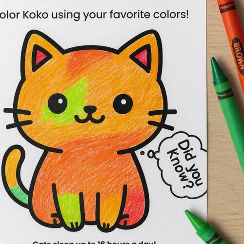 Kawaii Animal Activity Book for Kids | Printable Coloring Pages, Mazes ...