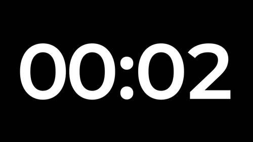 30 MODERN (B) Video Countdown Timers - For PowerPoint, Slides, Keynote