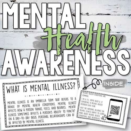 Mental Health Awareness Interactive Bulletin Board by Social Studies ...