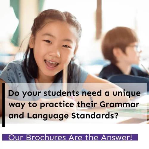 4th Grade Grammar and Language Standards-Based Brochures by The ...
