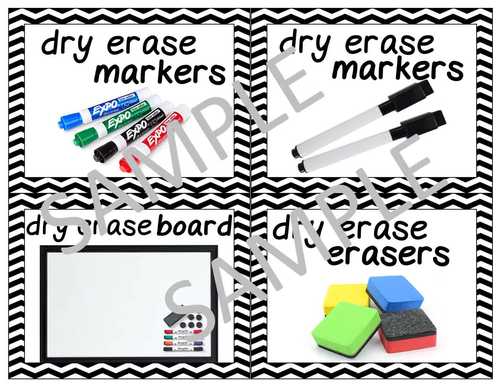 Classroom Labels - Real Photos for Preschool, Kindergarten, 1st Grade ...
