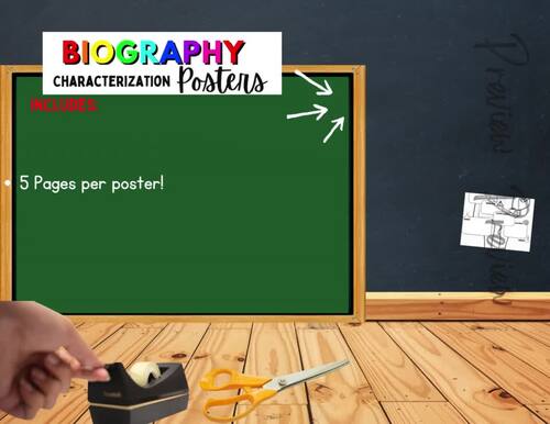 WONDER novel study BUNDLE rj palacio Biography Characterization Posters ...