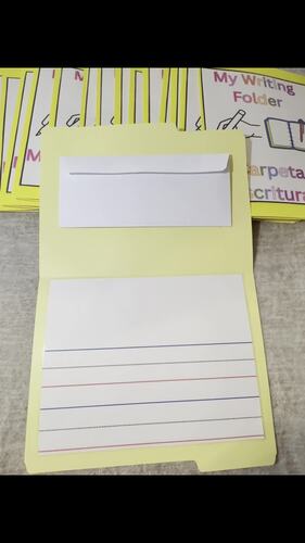 My Writing Folder- Practicing Writing Skills- Handwriting Practice