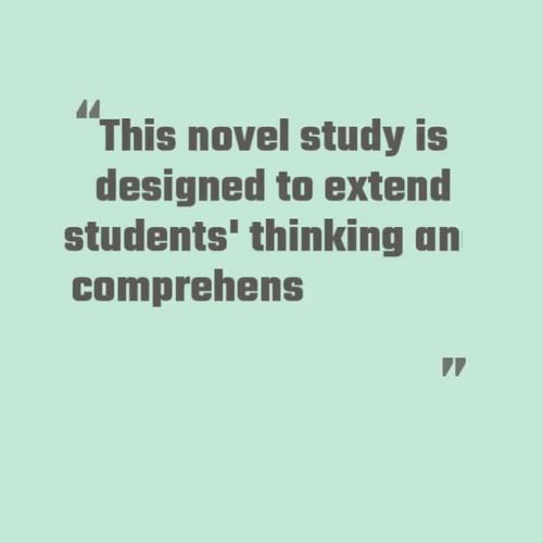 Like Pickle Juice on a Cookie Novel Study by Christine Rogers Teaches