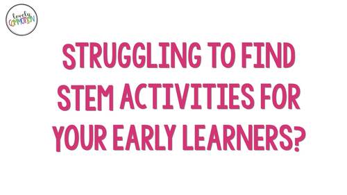 Preschool STEM Challenges: August by Lovely Commotion Preschool Resources