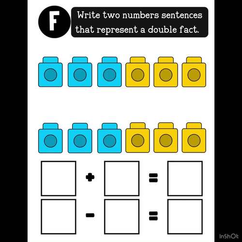 Mental Math Strategies Task Cards | Doubles Addition within 20 | Set 1