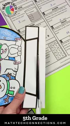 5th Grade Math Christmas Worksheets Craft December Morning Work Activities