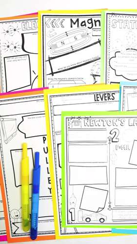 Physical Science Review Worksheets by Teaching Muse | TPT