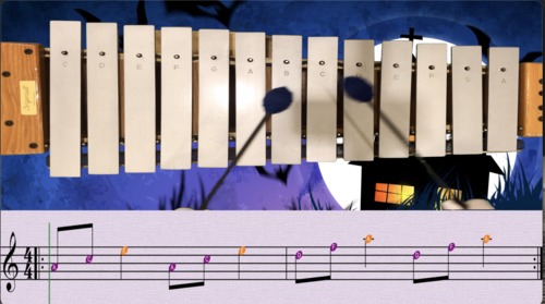 Halloween Rhythm Groove Xylophone/Metallophone Play Along | TPT