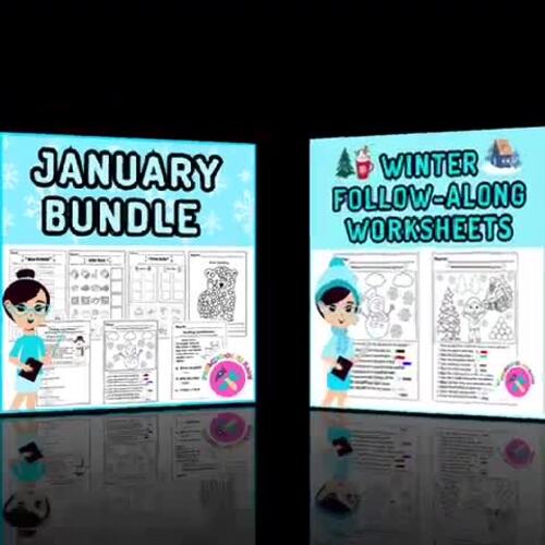 January Bundle by Preschool Garage | TPT