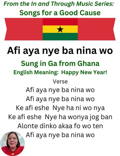 New Year Song in Ga Language from Ghana by In and Through Music | TPT