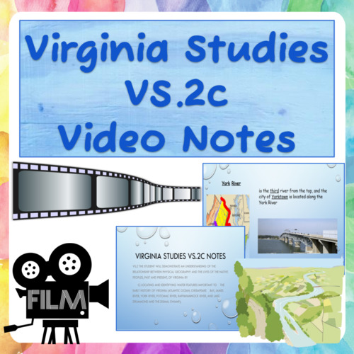 Virginia Studies VS.2c Notes Recording by Land of Learning by Laura