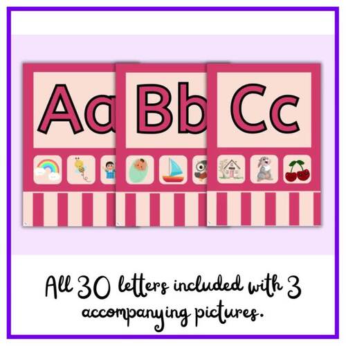 Spanish Alphabet Posters with Candyland theme by 123MissPoppins | TPT
