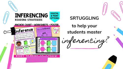 Inference Anchor Charts Making Inferences Inferencing Graphic Organizers