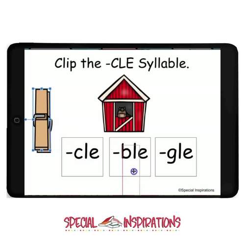 -CLE Syllables Task Box (Orton-Gillingham)| Print & Digital | Google ...