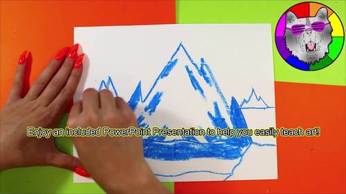 Winter Art Project Activity Iceberg Art Writing Prompts Reading ...