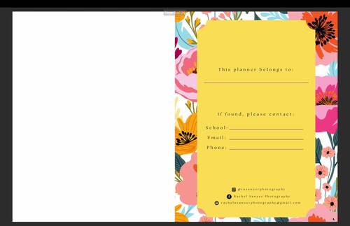2025-2026 Colorful Florals Ag Teacher Planner (8 Period) | TPT
