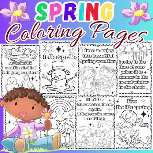 Spring & Easter Coloring Page | 15 Fun Coloring Sheets with ...